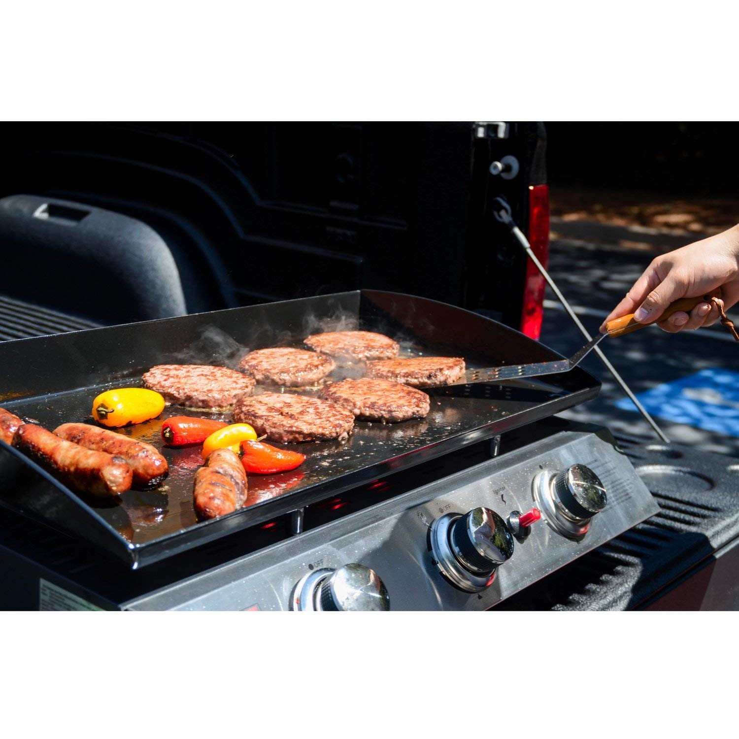 Royal Gourmet PD1300 Portable 3-Burner Propane Gas Grill Griddle