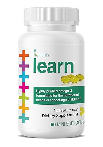 Lifetrients – Learn – 60 Capsules – Highly Purified Omega-3 Formulation ...