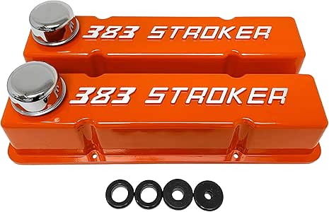 Amazon.com: 383 STROKER Small Block Chevy Valve Covers - SBC Tall ...