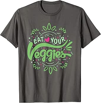 Amazon.com: Attacking Cancer (Eat Your Veggies) T-Shirt: Clothing