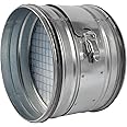 8" Inch Inline Round Duct Filter - G4 Class Filter with Mesh Screen ...