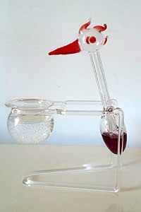 Amazon.com: Figure of Glass Collectible Sip of Woodpecker Movable ...