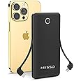 Amazon.com: miisso 10000mah Slim Portable Charger with Built in Cable ...