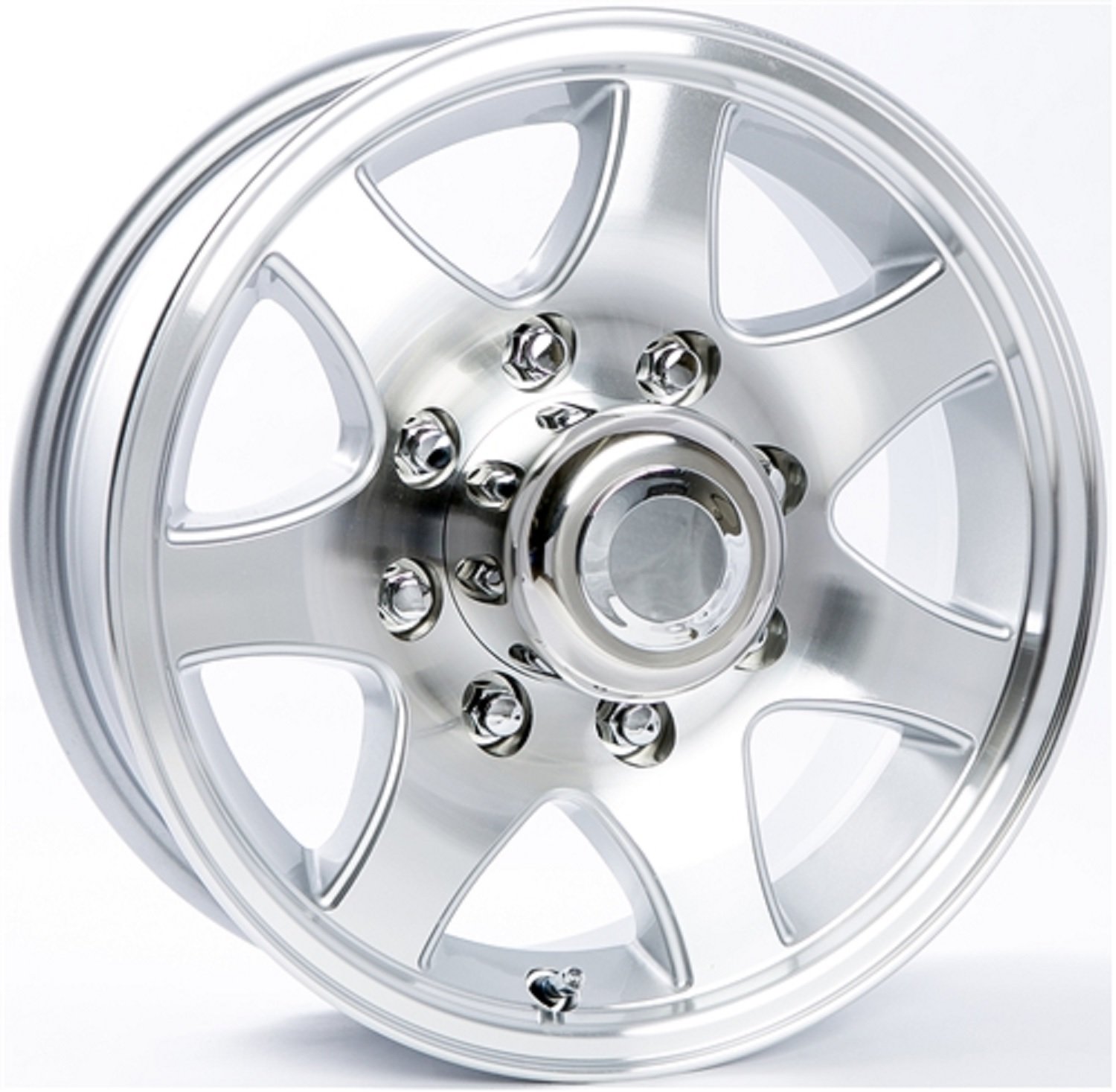 NEW 16 ALUMINUM TRAILER WHEEL RIM T02 66867T 8X6 5 BOLT PATTERN CAP new-16-aluminum-trailer-wheel-rim-t02-66867t-8x6-5-bolt-pattern-cap