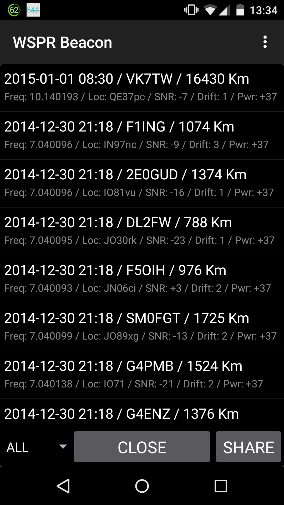 WSPR Beacon:Amazon.it:Appstore for Android