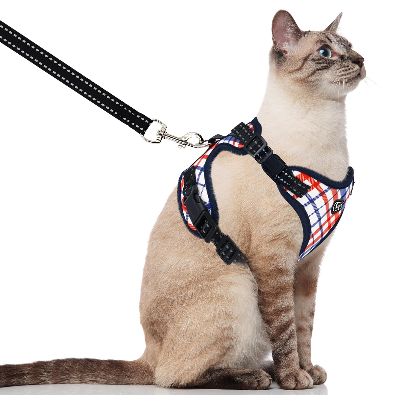 Supet Cat Harness and Leash for Walking Escape Proof, Adjustable ...