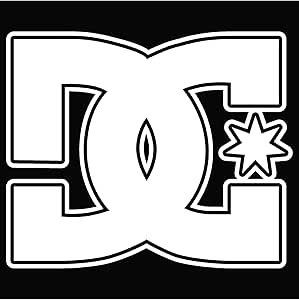 Amazon.com: DC SHOE CUSTOM OUTLINED LOGO by Ikon Vinyl Decal/Sticker 5 ...