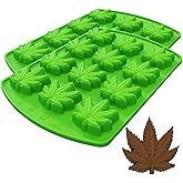 Amazon.com: PJ BOLD Marijuana Weed Hemp Leaf Silicone Molds for Pot ...