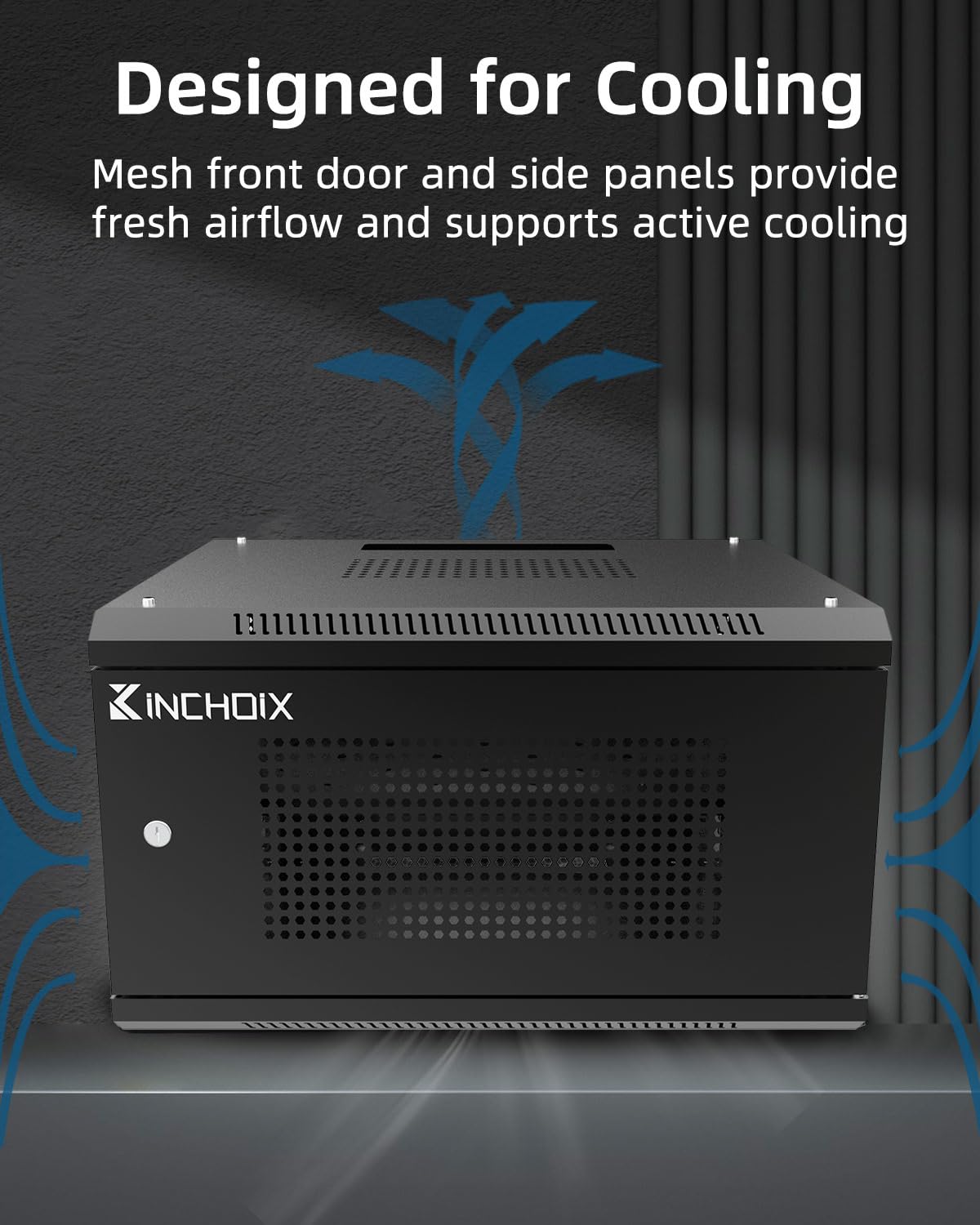 Mua Kinchoix 6U Server Cabinet Wall Mount, Vented Enclosure Locking ...