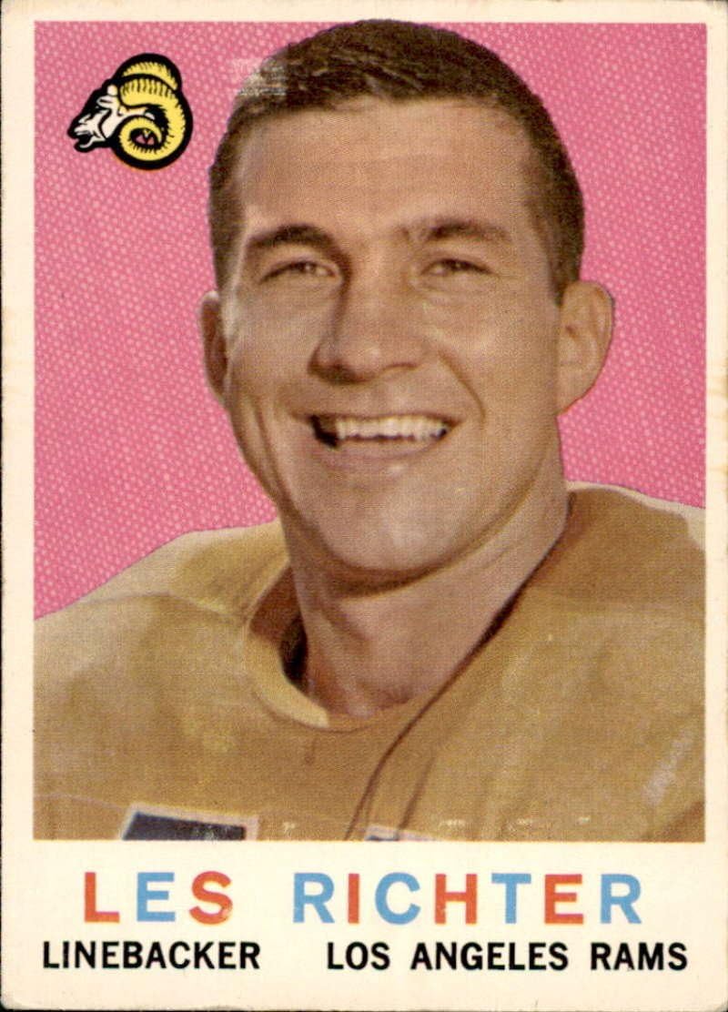 Amazon.com: Football NFL 1959 Topps #84 Les Richter EX Excellent LA ...