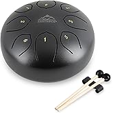Amazon.com: MAYiT Mini Steel Tongue Drum, 6 Inch, 8-Tone C Tune, Blue ...