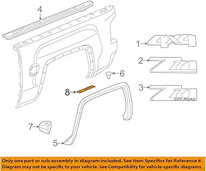 New Genuine GMC Protector 22801025 / 22801025 OEM, Paint, Body & Trim ...