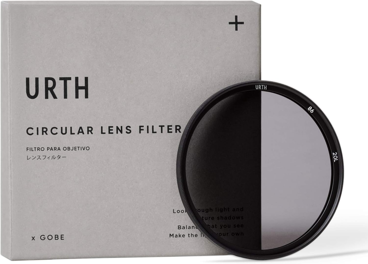 Urth x Gobe 86mm ND4 (2 Stop) Lens Filter (Plus+) – BigaMart