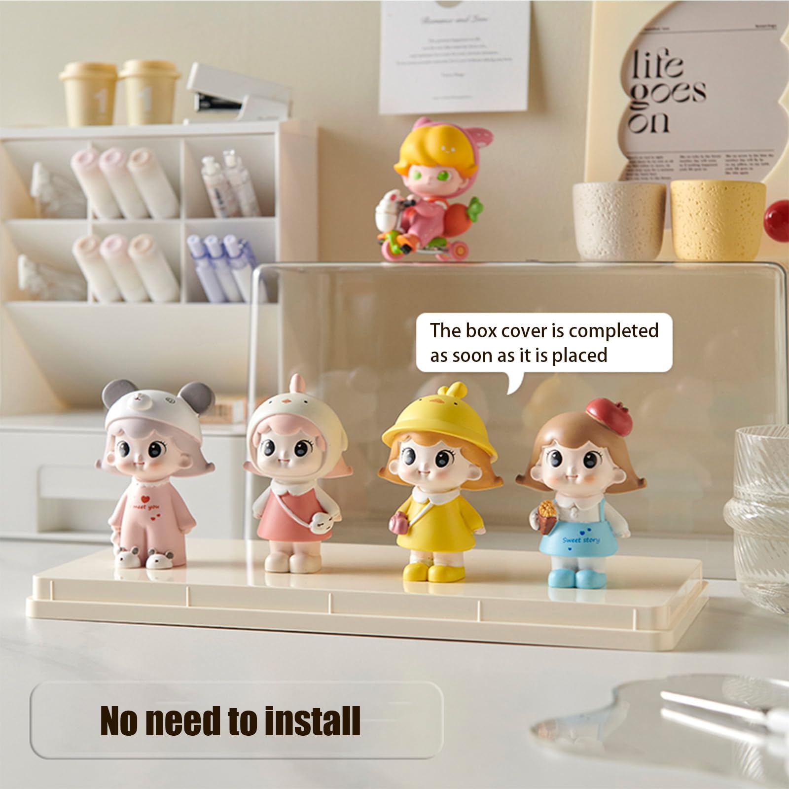 Mua Display Case for Minifigures Action Figures Blocks, Display Box for ...