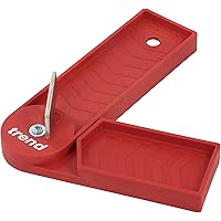 Trend Anglefix Miter Guide for Quick & Accurate Mitersaw Angle Setup, Red, ANGLEFIX - Miter Saw ...