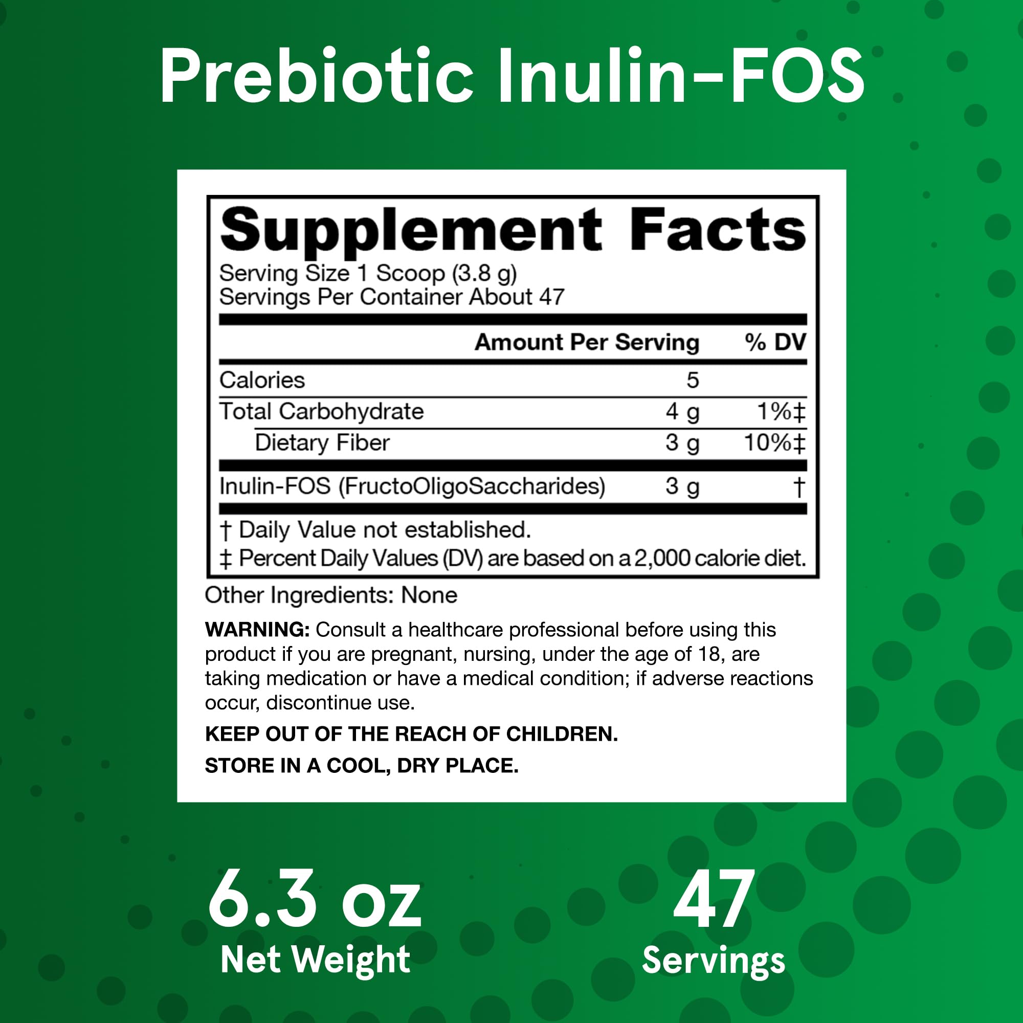 Mua Jarrow Formulas® Prebiotic Inulin FOS Prebiotic Fiber Supplement, 6 ...
