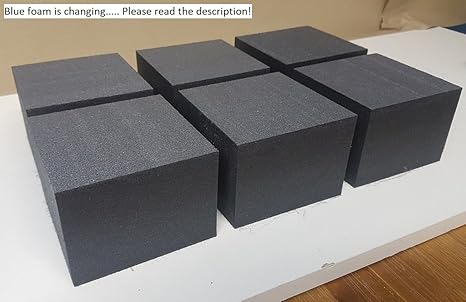 12 x Modelling Foam Blocks (100mm x 100mm x 75mm) by BluefoamUK | Hard ...