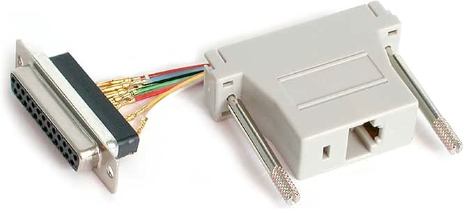 Amazon.com: StarTech.com DB25 to RJ45 Modular Adapter - F/F: Electronics