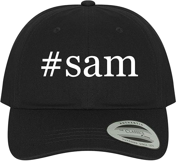 Amazon.com: #sam - A Comfortable Adjustable Hashtag Dad Baseball Hat ...