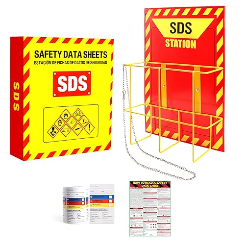 MSDS Yellow Heavy Duty 3 Inch Material Safety Data Sheet 3 Ring Binder ...