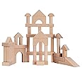 Amazon.com: Amazon Basics Solid Wood Standard Unit Building Blocks with ...