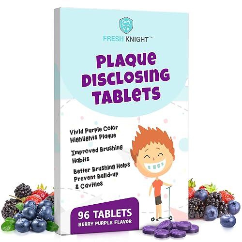 Plaque Disclosing Tablets for Teeth, 96 Count, Dental Disclosing ...