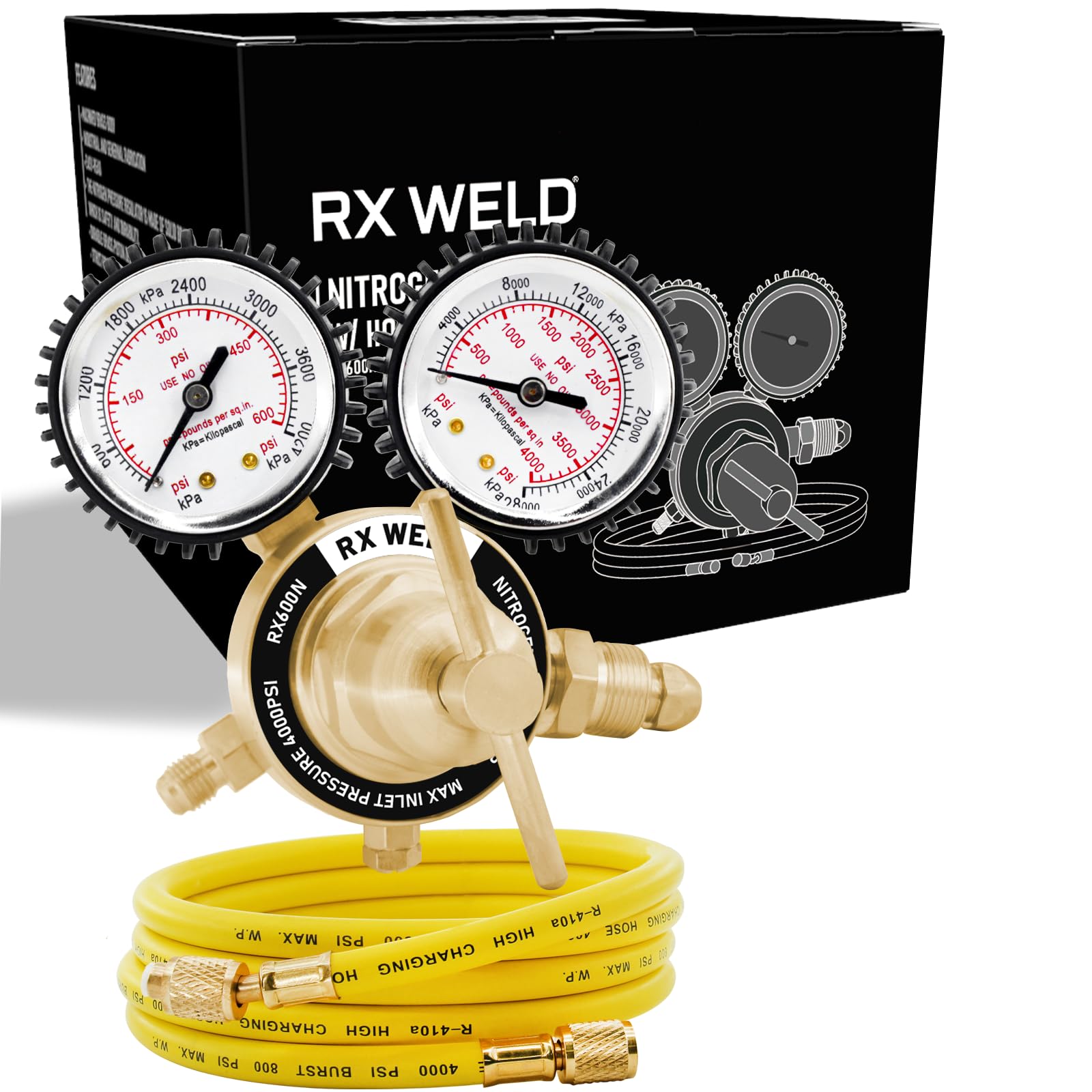 Mua RX WELD Nitrogen Regulator with 0-600 PSI, CGA580 Inlet, Delivery ...