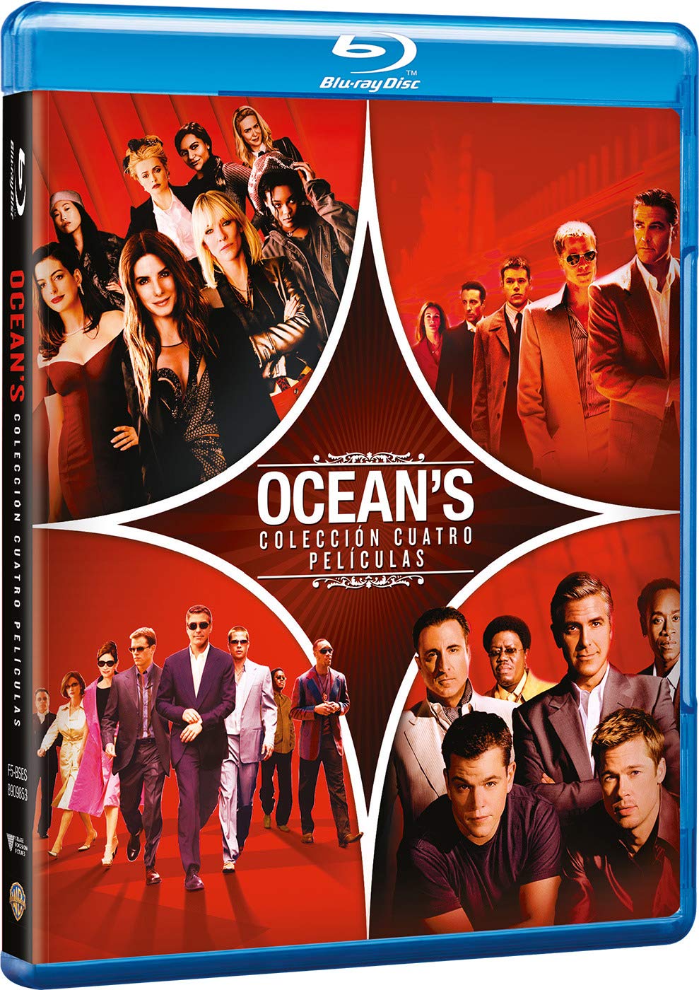 Ocean'S Colección Cuatro Películas [Blu-ray]: Amazon.es: Julia Roberts ...