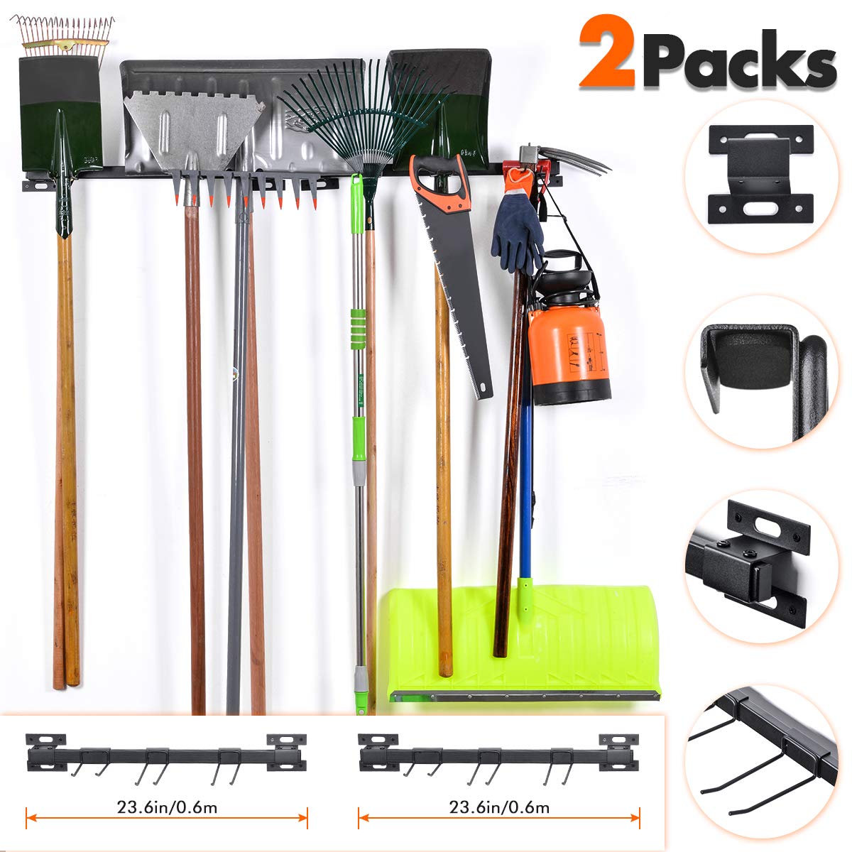 Tool Racks For Garage Walls- Wall Holders For Tools - Wall Mount Tool ...
