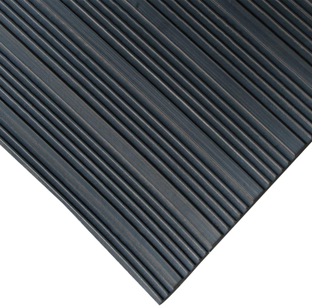 Amazon.com: Rubber-Cal"Composite Rib" Corrugated Rubber Floor Mats, 1/8 ...