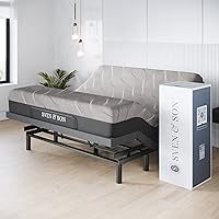 Amazon.com: Sven & Son King Adjustable Bed Base Frame + 14" Luxury Cool Gel Memory Foam Hybrid ...