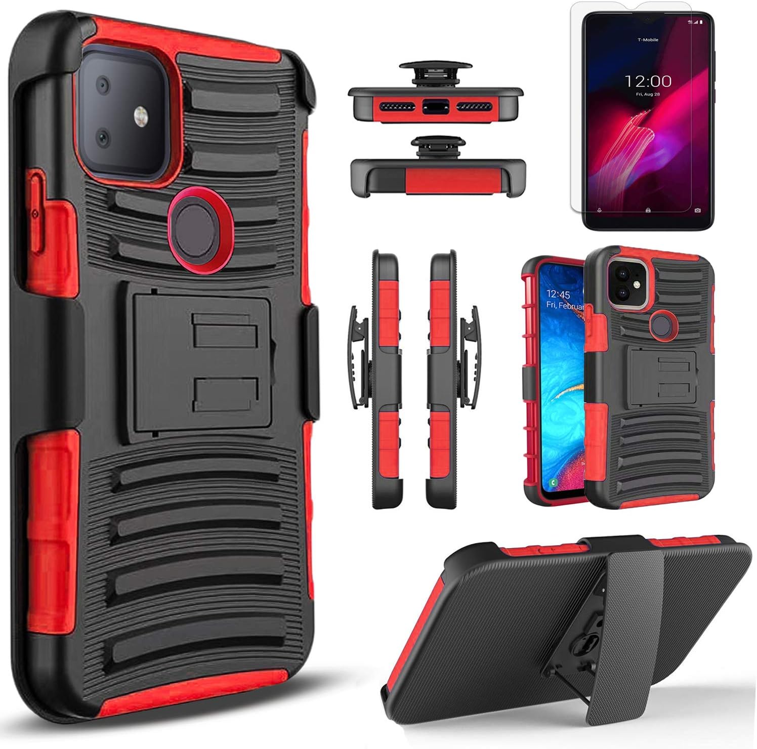 Circlemalls Compatible For T-Mobile Revvl 4 Plus Phone Case, [Not Fit ...