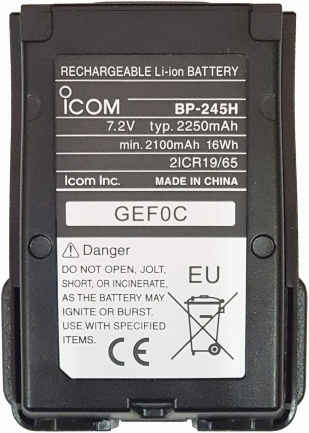 Icom BP-245H battery: Amazon.co.uk: Electronics