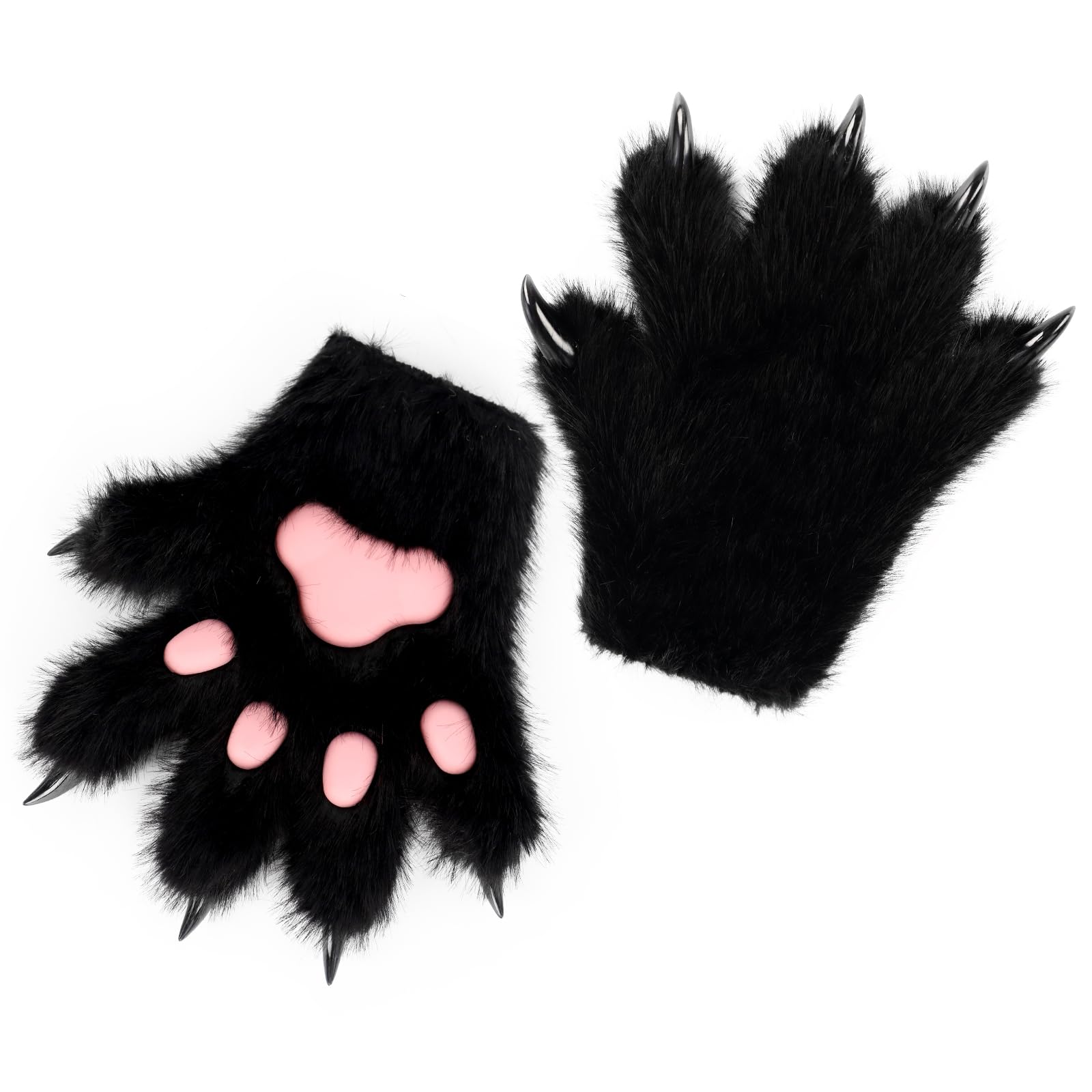 Mua Furry Fur Cat Wolf Fox Dog Fur Animal Paws Claws Golves Mittens ...