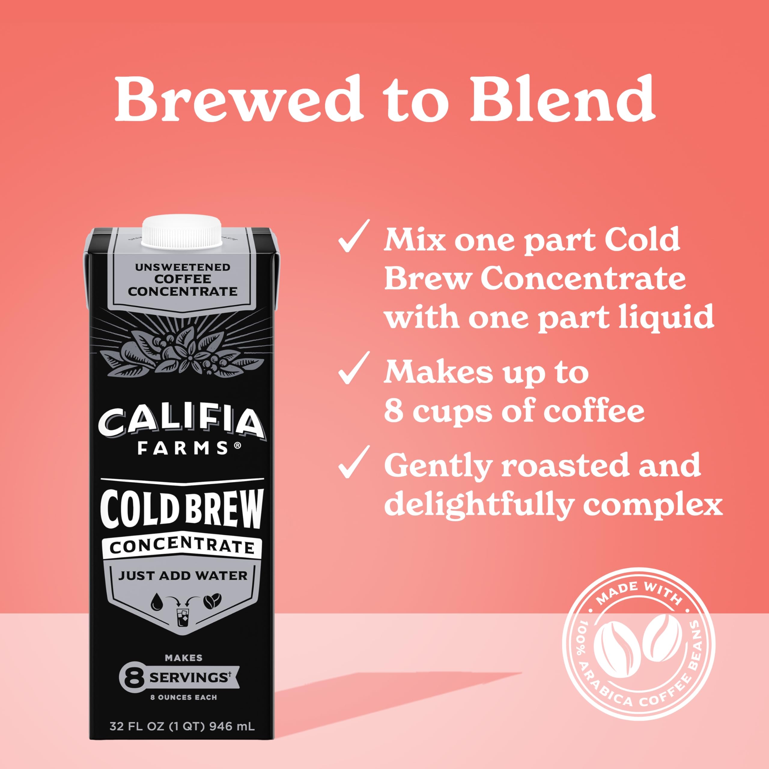 Mua Califia Farms - Unsweetened Cold Brew Coffee Concentrate, 32 Oz ...