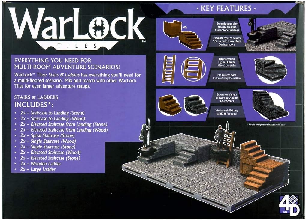 WarLock Tiles RPG Accessory – Stairs and Ladders – BigaMart