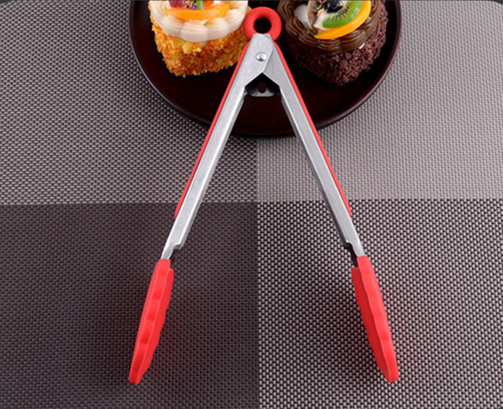 Pinze da cucina 12 Pollici pinze di Colore Nero in Acciaio Inox e ...