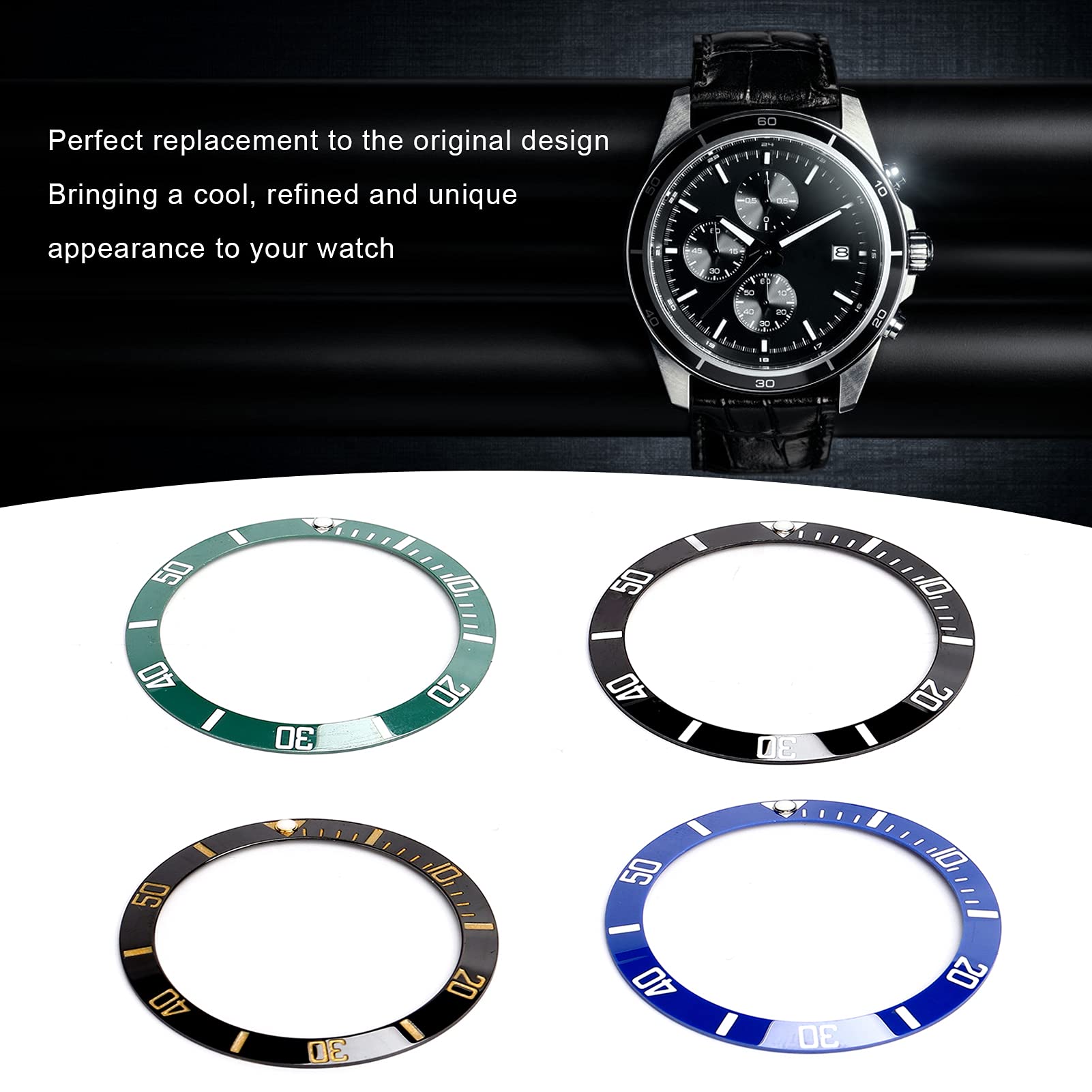 Mua Fybida 4pcs Watch Bezel Insert Ceramic Watch Bezel Insert Watch ...