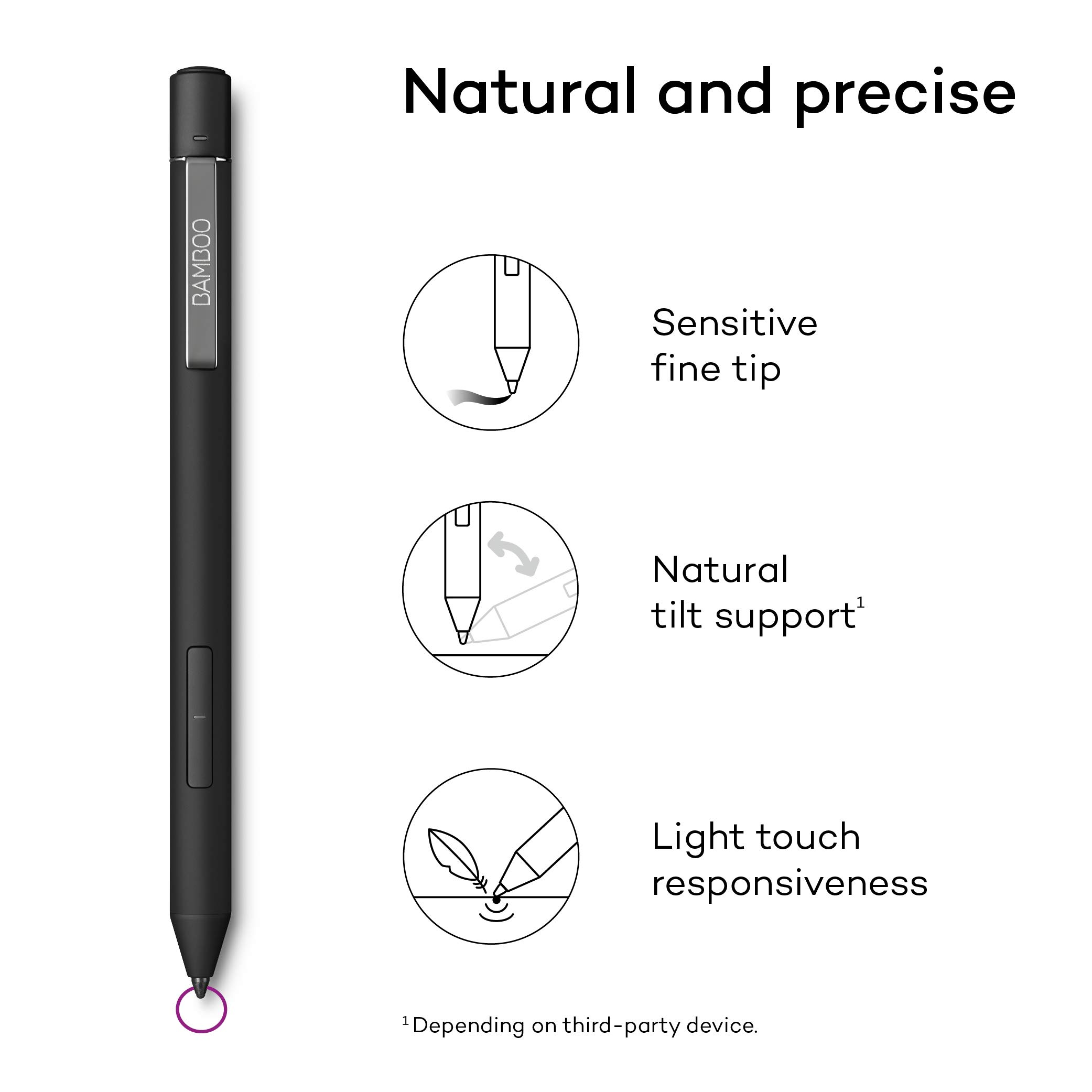 Mua Wacom Bamboo Ink Plus Active Stylus (Rechargeable, with 4,096 ...