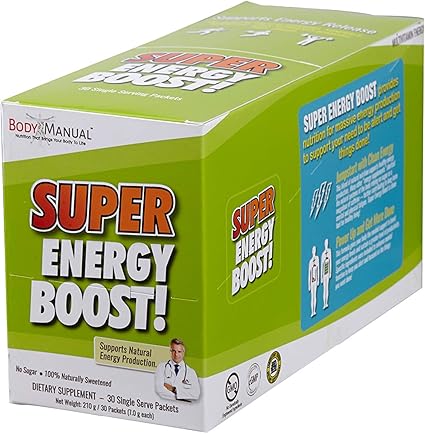 Amazon.com: Super Energy Boost (30 Day Supply): Energy Supplement with ...