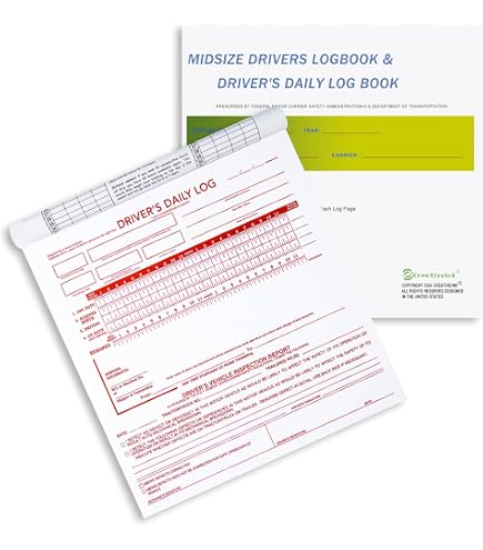 Truck Log Books Xuejitech 6 Pack Dot Compliant Daily Logs With 7 And 8