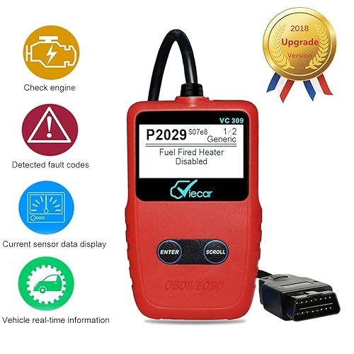 OBDII Code Scanner OBD-2 Scan Tool For Car Engine OBD-II/EOBD ...