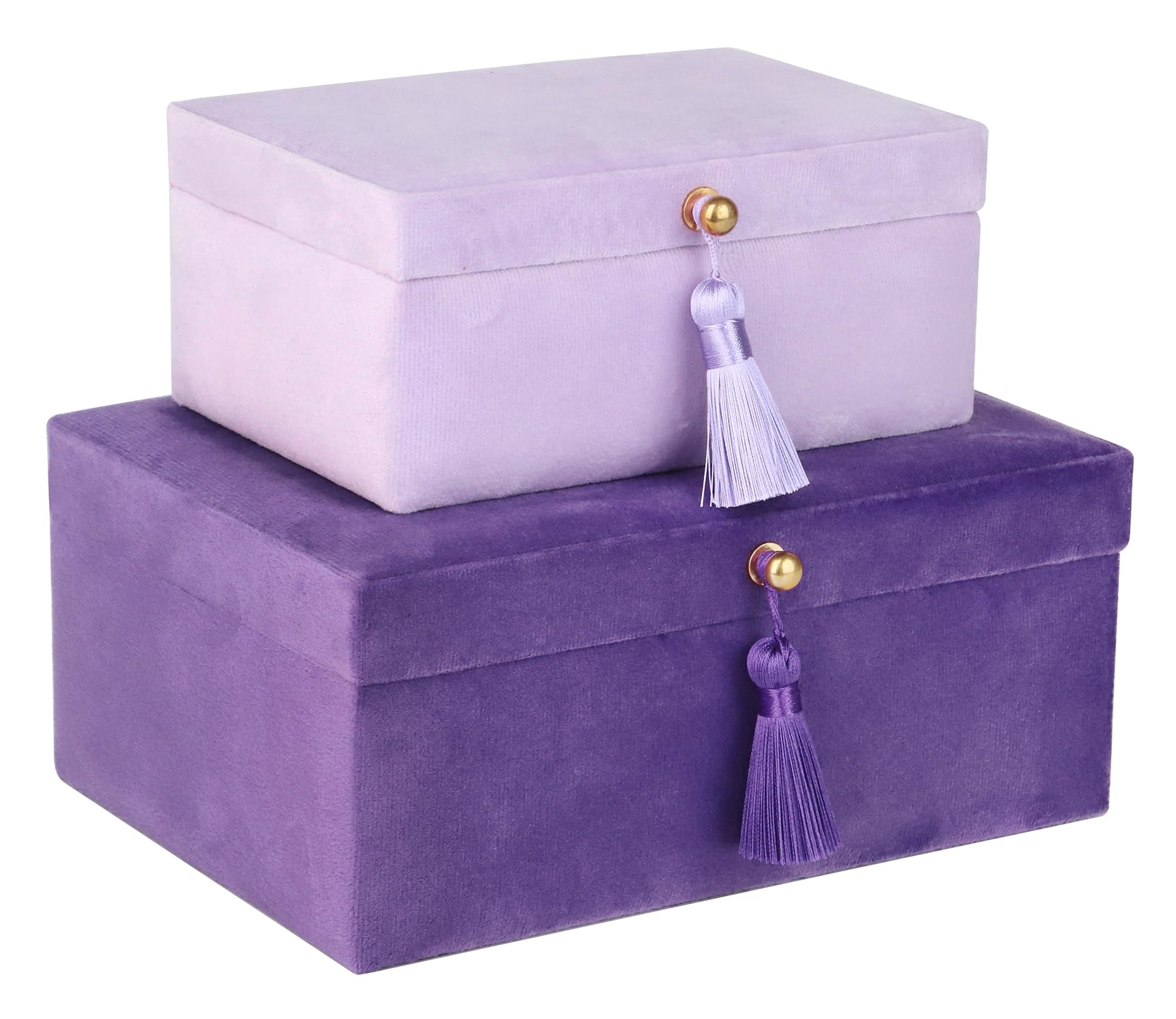 HofferRuffer Velvet Jewelry Boxes Decorative Boxes, Storage Accessory ...
