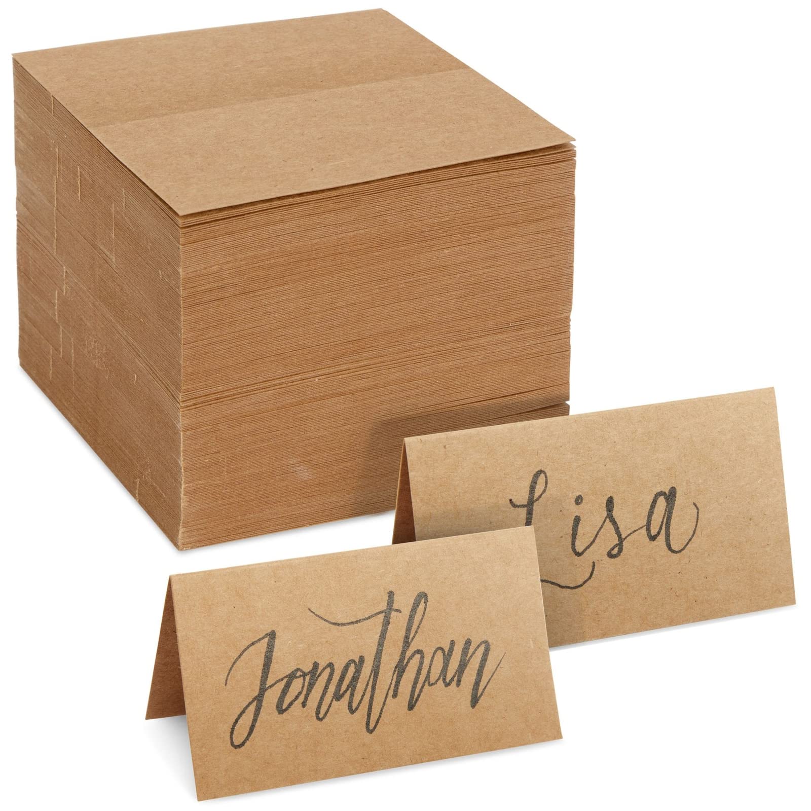 Mua 200 Pack Kraft Paper Place Cards For Table Setting Blank Name