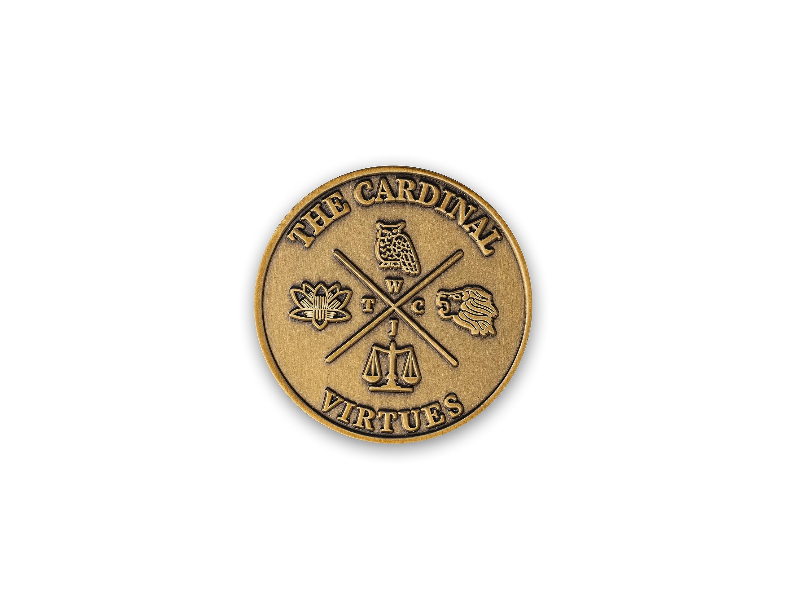 Mua STOIC STORE UK The Cardinal Virtues Stoic Coin - Double Sided 38mm ...