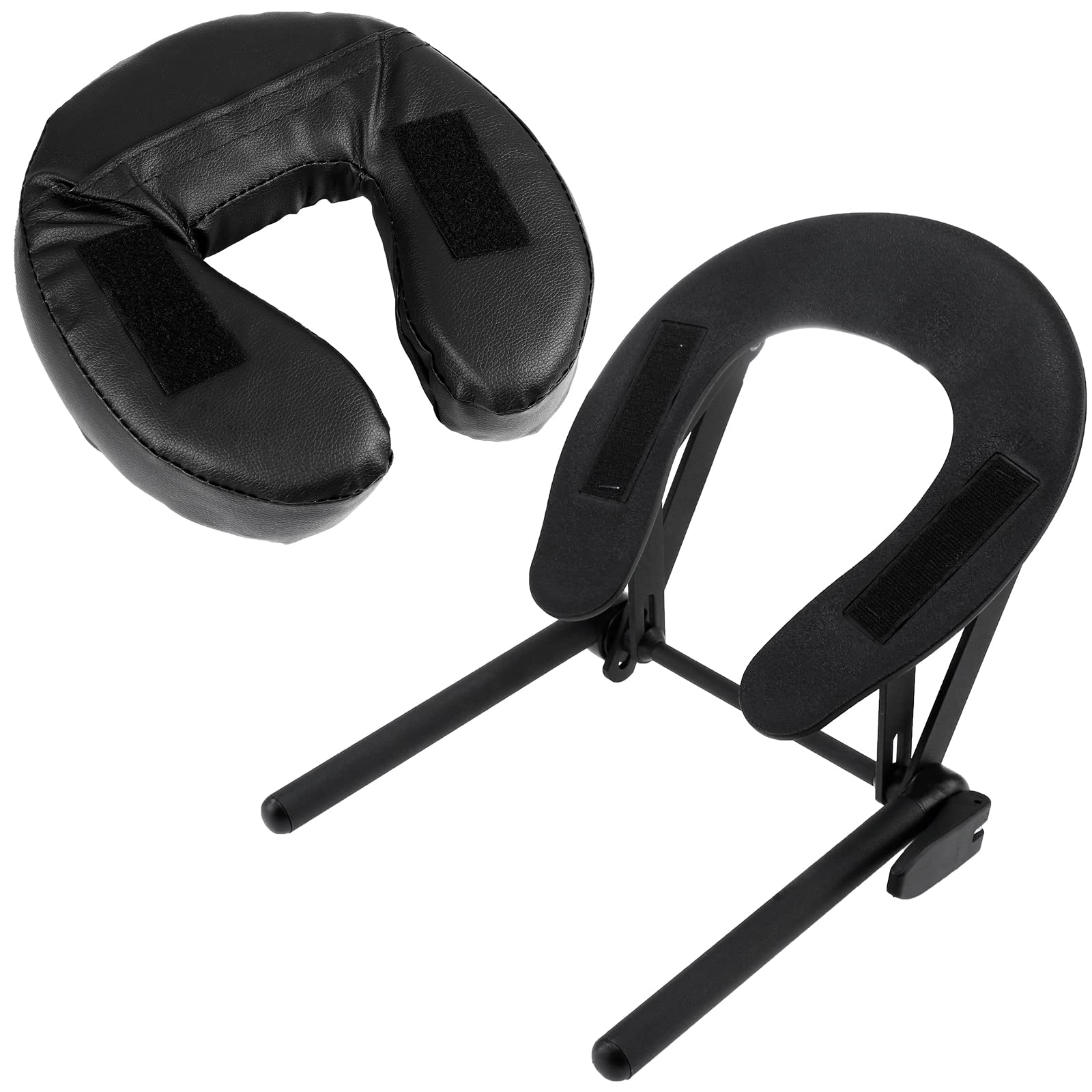 VARIPOWDER Aluminum Adjustable Massage Face Cradle with Pillow Cushion ...