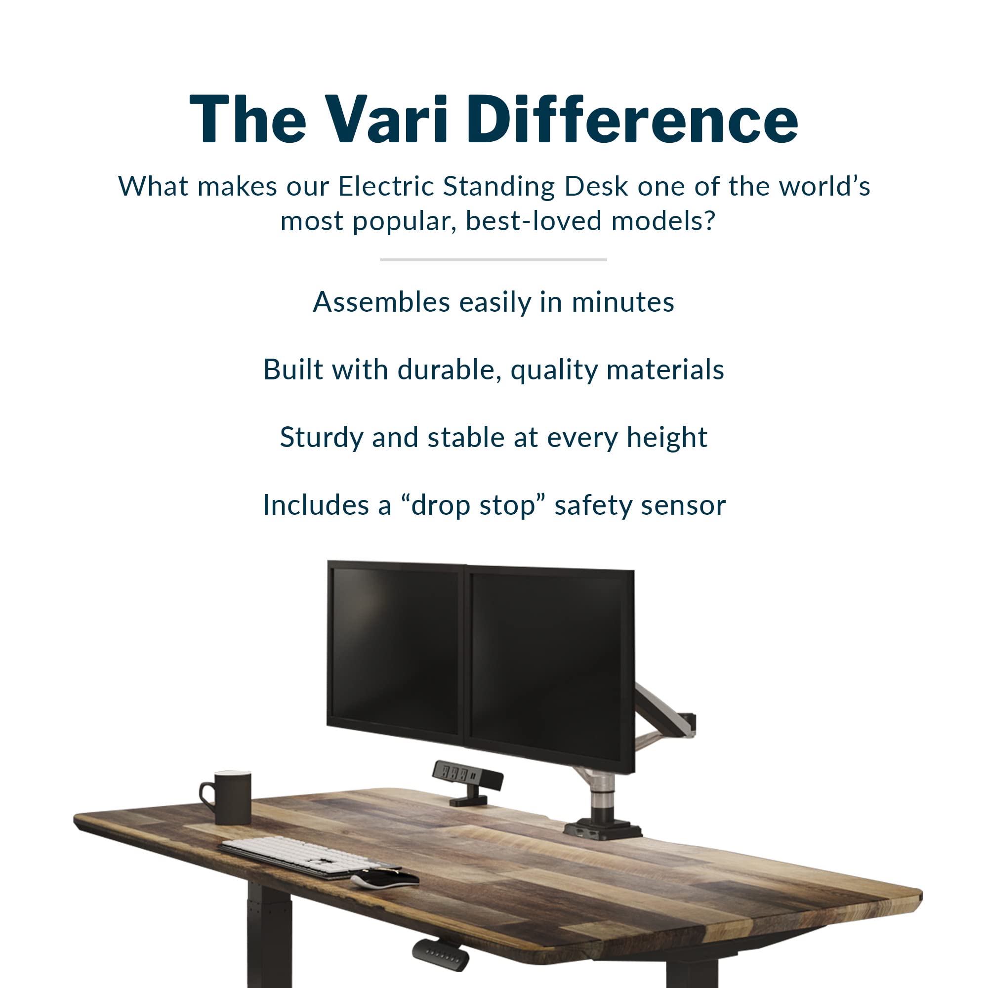 Mua Vari Classic Electric Standing Desk - VariDesk Height Adjustable ...
