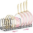 Amazon.com - AKSONMN Pot and Pan Organizer Rack - 10 M-Shaped Dividers ...