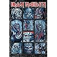 Amazon.com: Iron Maiden - Music Poster (10 Eddies/Grid) (Size: 24" x 36 ...