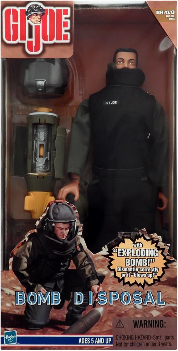 G.I. Joe Bomb Disposal with Exploding Bomb 12" Action Figure: Amazon.co ...
